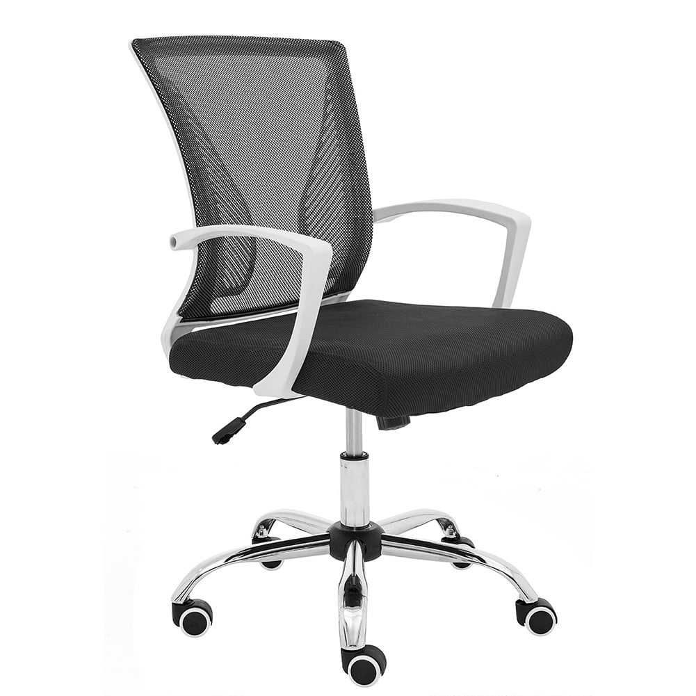 Modern Home Zuna Mid-Back Office Task Chair - Ergonomic Back Supporting ...