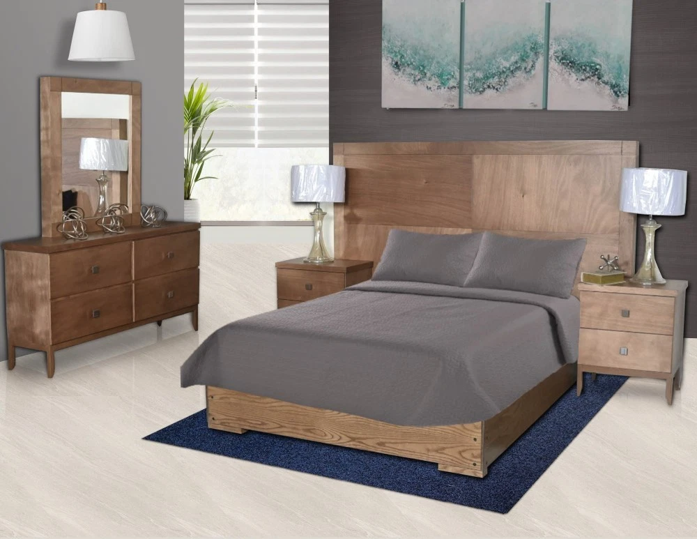 Modern Hotel Collection Nena Reversible Quilt Coverlet Set, Solid Color ...