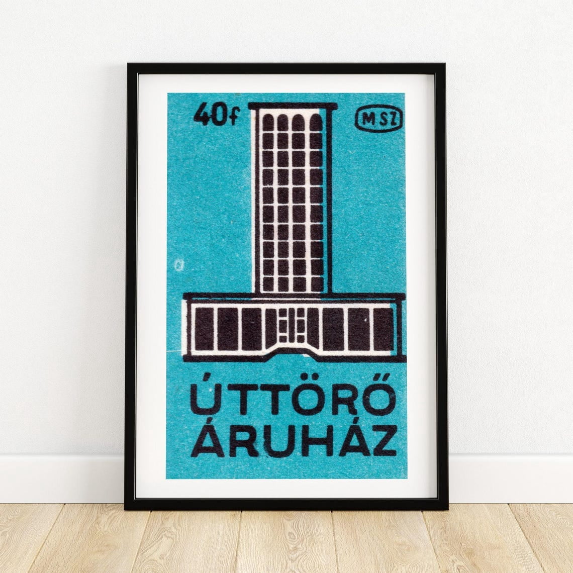 Modern Hotel - Matchbox Print - Aesthetic Wall Art - Vintage Eastern ...