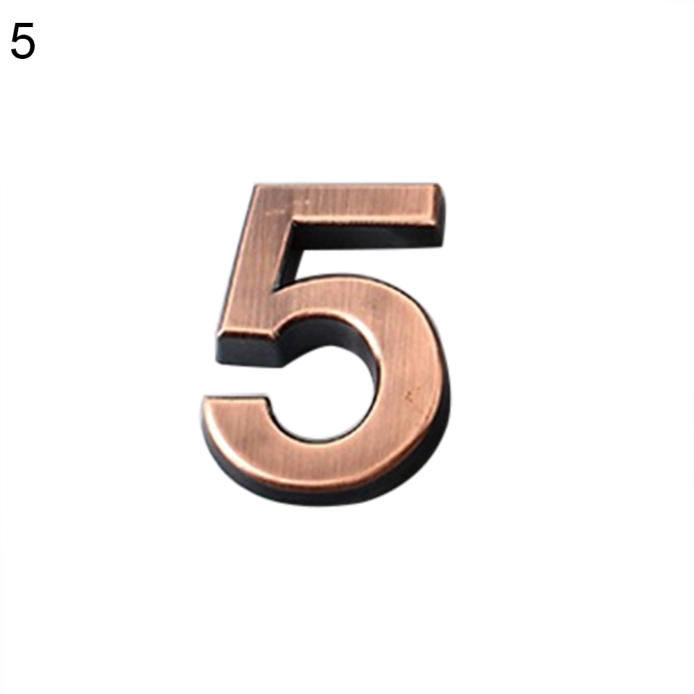 Modern House Numbers - 0-9 Modern House Door Plaque Address Arabic ...