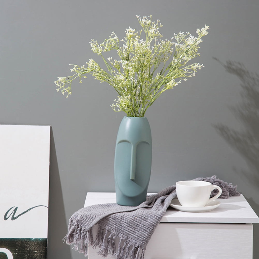 Modern Imitation Ceramic Vase Plastic Home Decor for Dried or Fresh ...