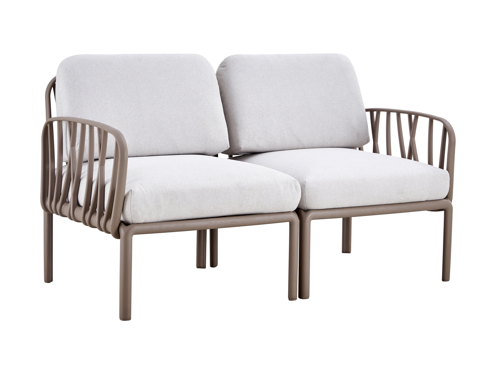 Modern Indoor Outdoor Plastic Sofa with Waterproof Cushion & Weather ...