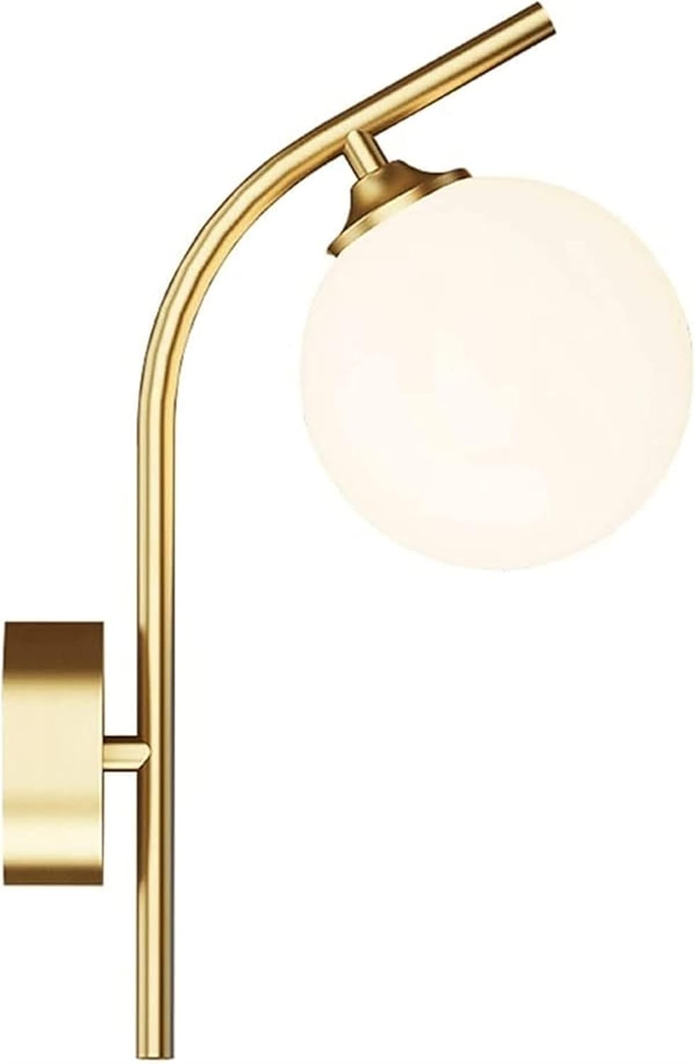 Modern Indoor Wall Sconce Lighting Fixture, Gold Wall Mounted Lamp ...