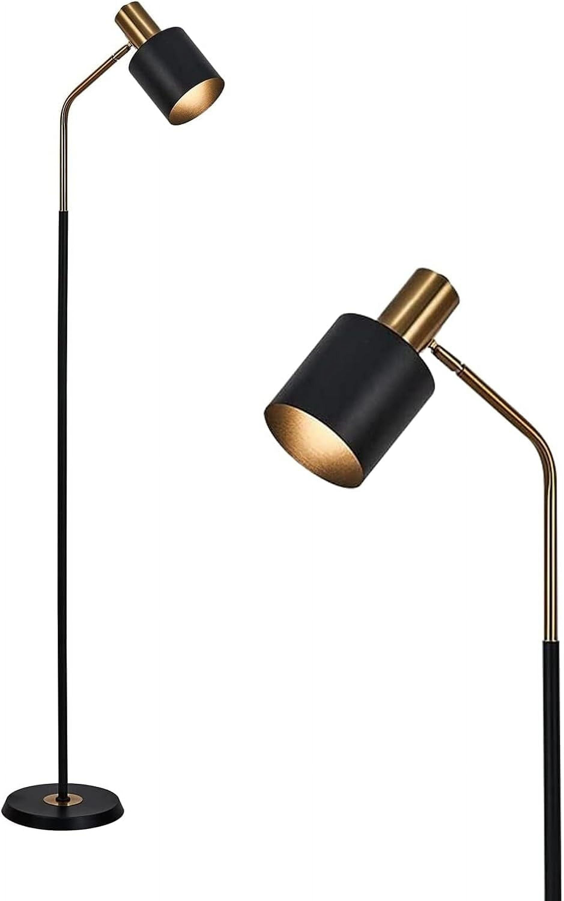 Modern Industrial Floor Lamp 65" Black Standing Lamp, Black Floor Lamp ...