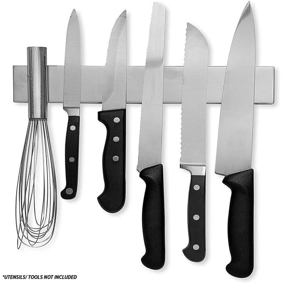 Upright Magnetic Knife Block - Natural Beechwood - Walmart.com