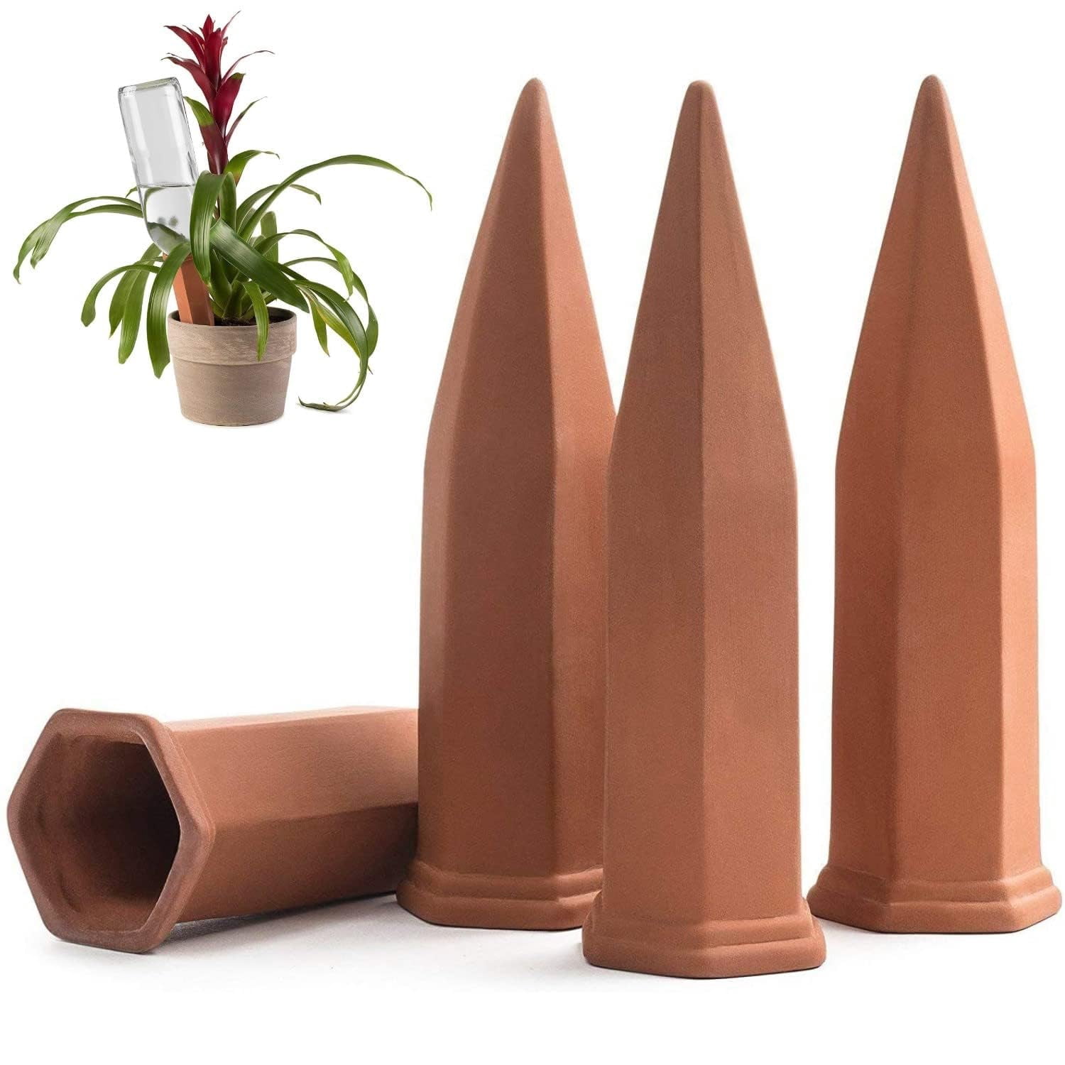 Modern Innovations Indoor Garden Self-Watering Ceramic Terracotta ...