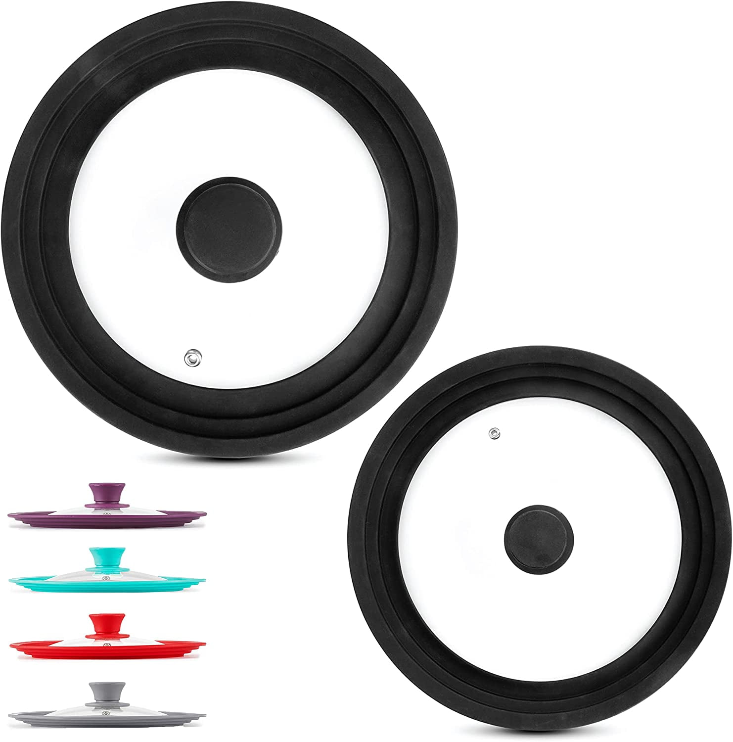 Modern Innovations Universal Silicone Lid-2PK - Walmart.com