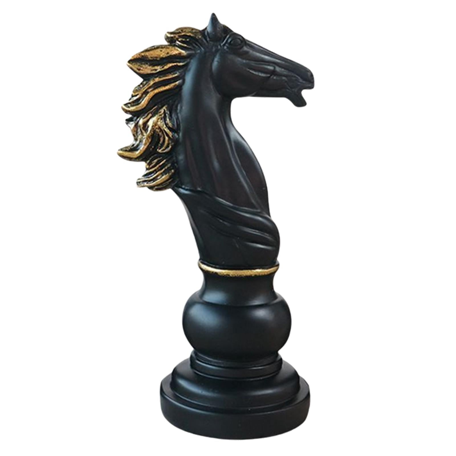Modern International Chess Sculpture Artwork Photo Props Book Shelf ...
