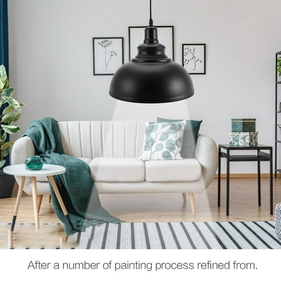 Creative Co-Op Creative Co-Op Mid Century Velvet Ceiling Light with ...