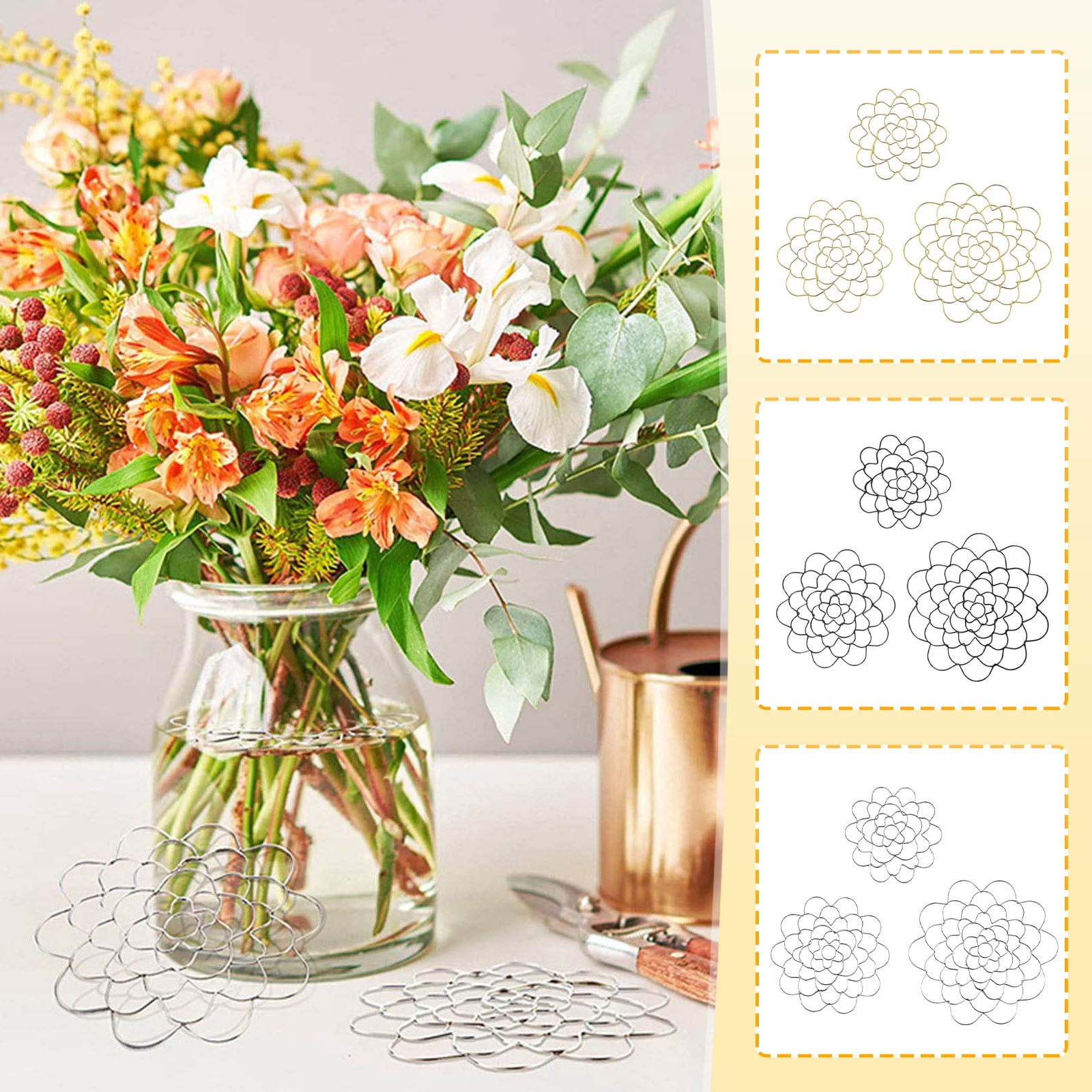 Modern Iron Flower Stand, Decorative Plant Stand, Adjustable Height ...