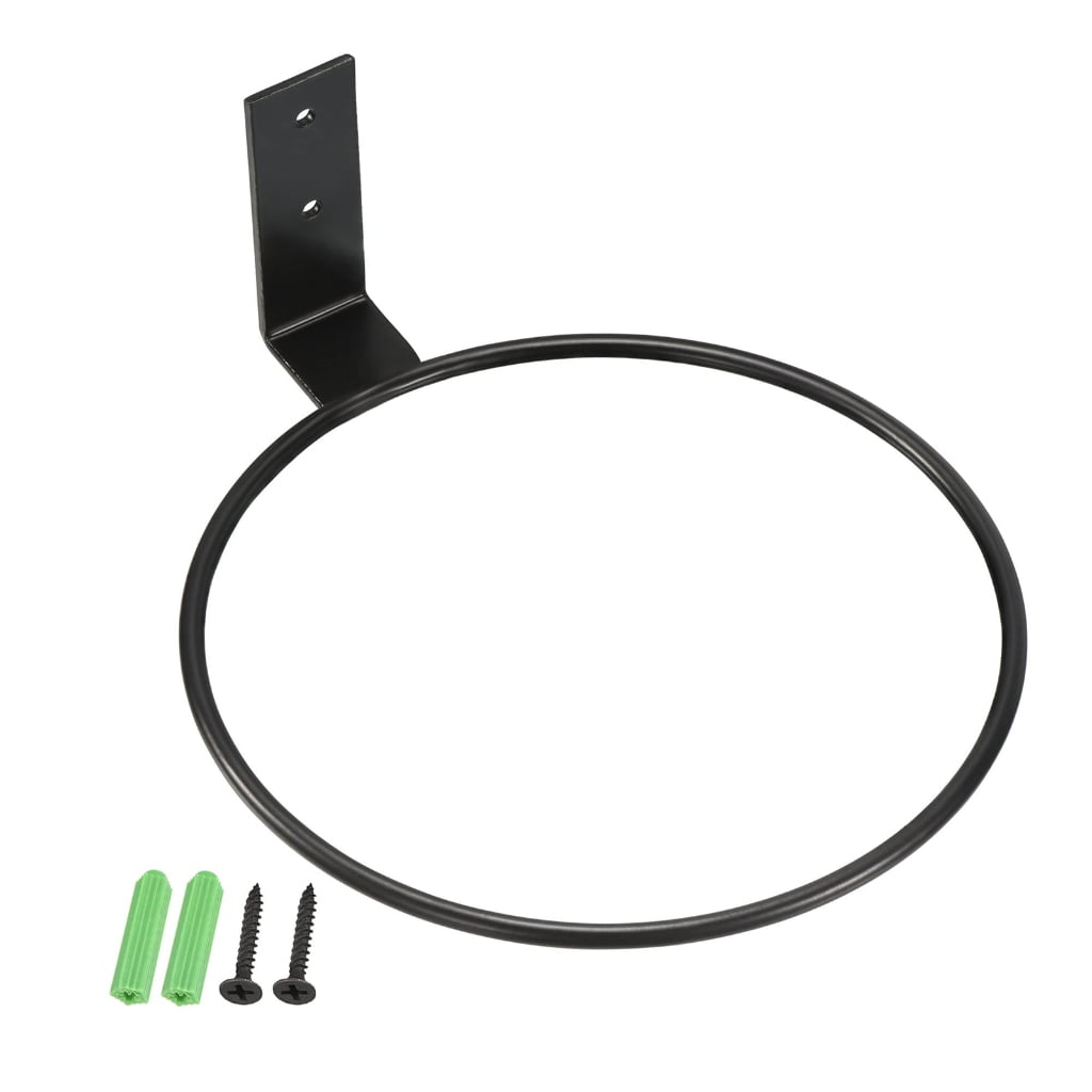 Modern Iron Wall Mounted Plant Holder Stand Elegant Flower Pots Rings ...