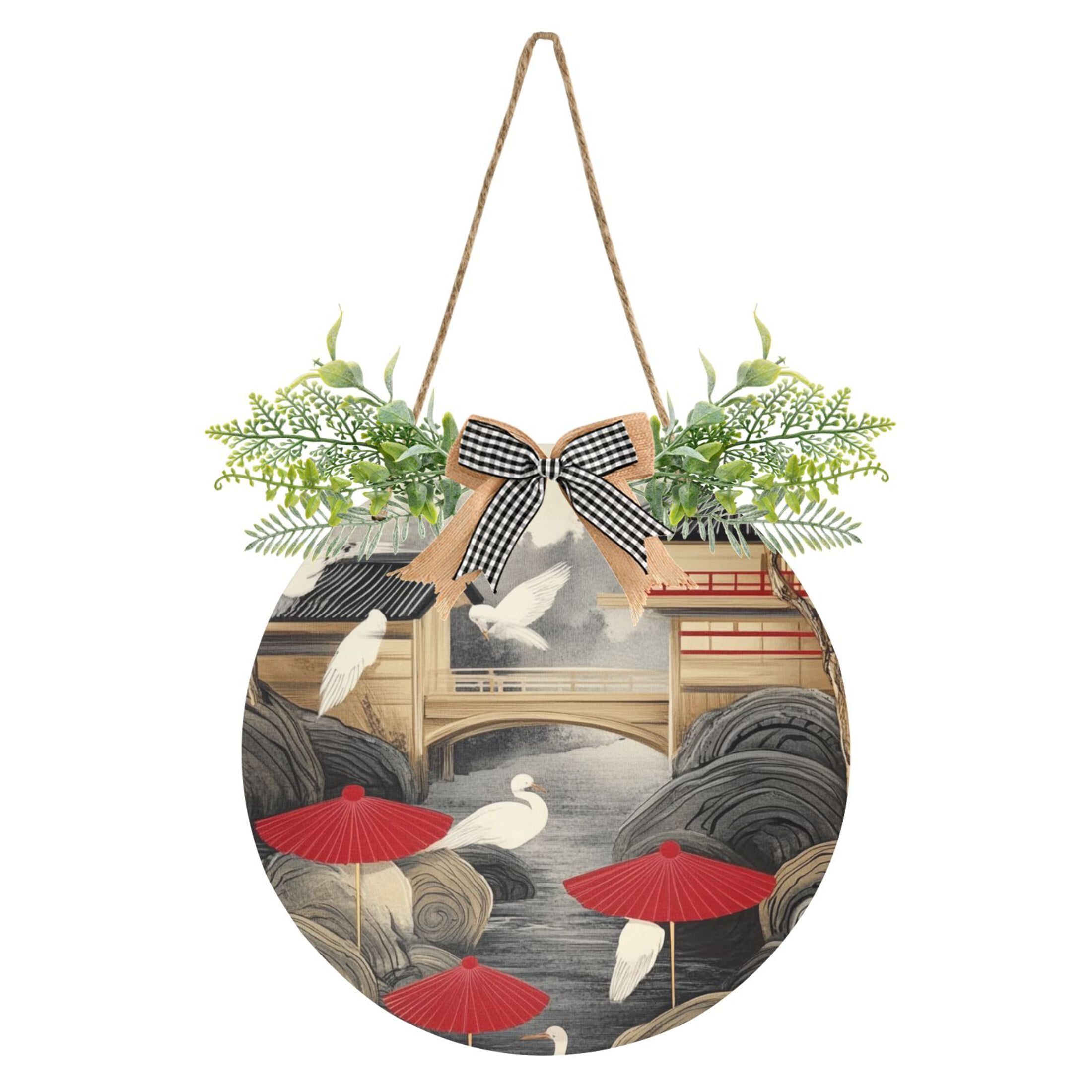 Modern Japanese Style Front Door Porch Decoration Hanging Sign with ...