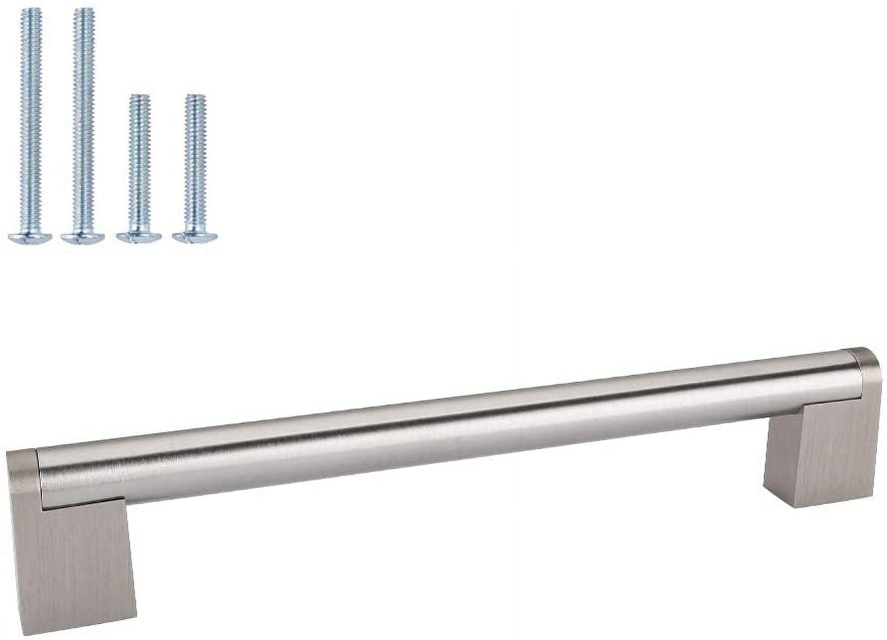 Modern Kitchen Cabinet Handles Pulls Brushed Nickel Stainlees Steel 6-1 ...
