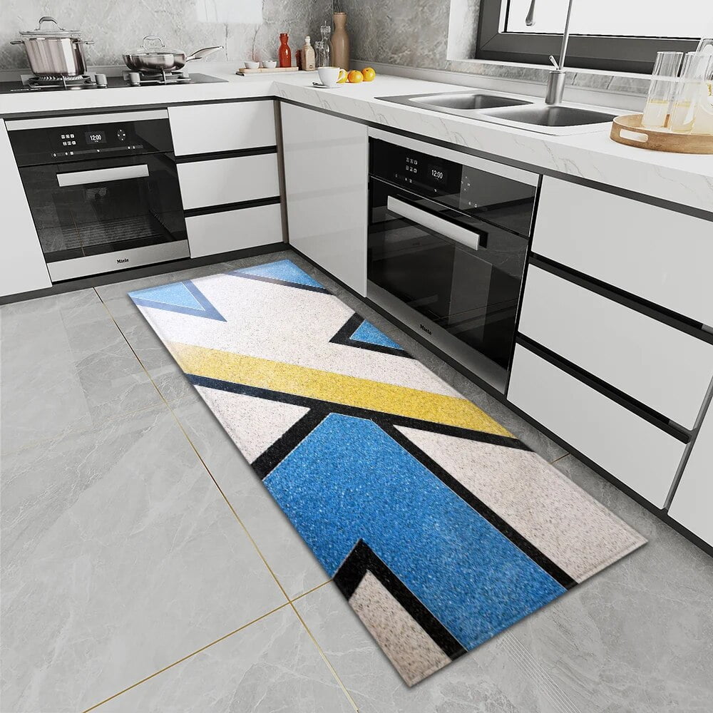 Modern Kitchen Door Mat Decoration Entrance Bathroom Bedroom Non-slip ...