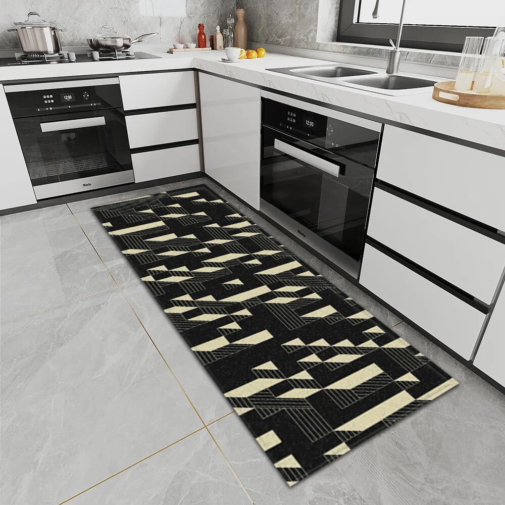 Modern Kitchen Door Mat Decoration Entrance Bathroom Bedroom Non-slip ...