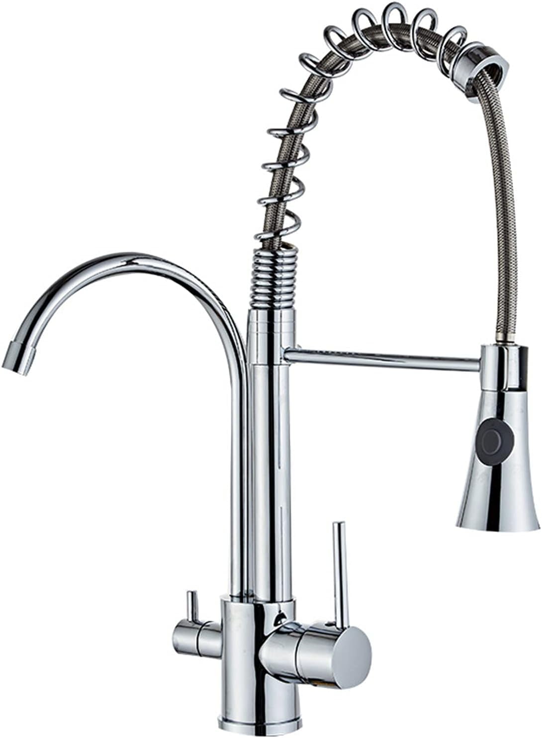 Modern Kitchen Faucet Chrome Drinking Water Filter Tap, 360° Swivel ...