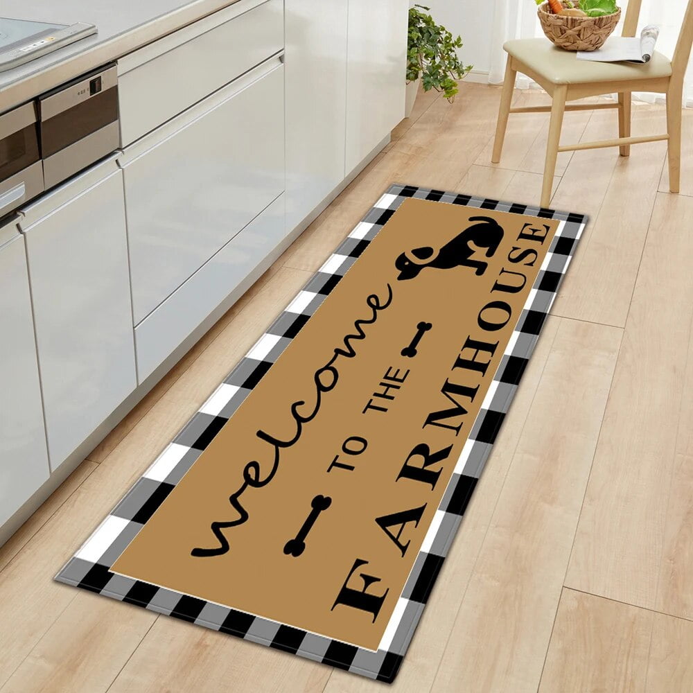 Modern Kitchen Floor Mat Living Room Bedroom Decor Carpet Home Hallway ...