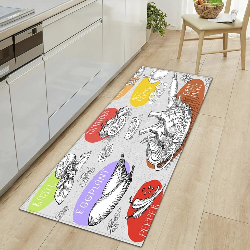Modern Kitchen Floor Mat Living Room Bedroom Decor Carpet Home Hallway ...