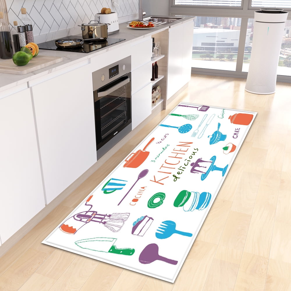Modern Kitchen Mat Bathroom Door Entrance Doormat Bedroom Floor Living ...