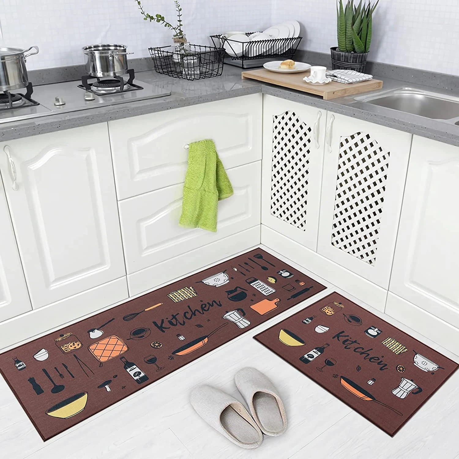 Modern Kitchen Mat Home Bedroom Living Room Floor Entrance Doormat ...