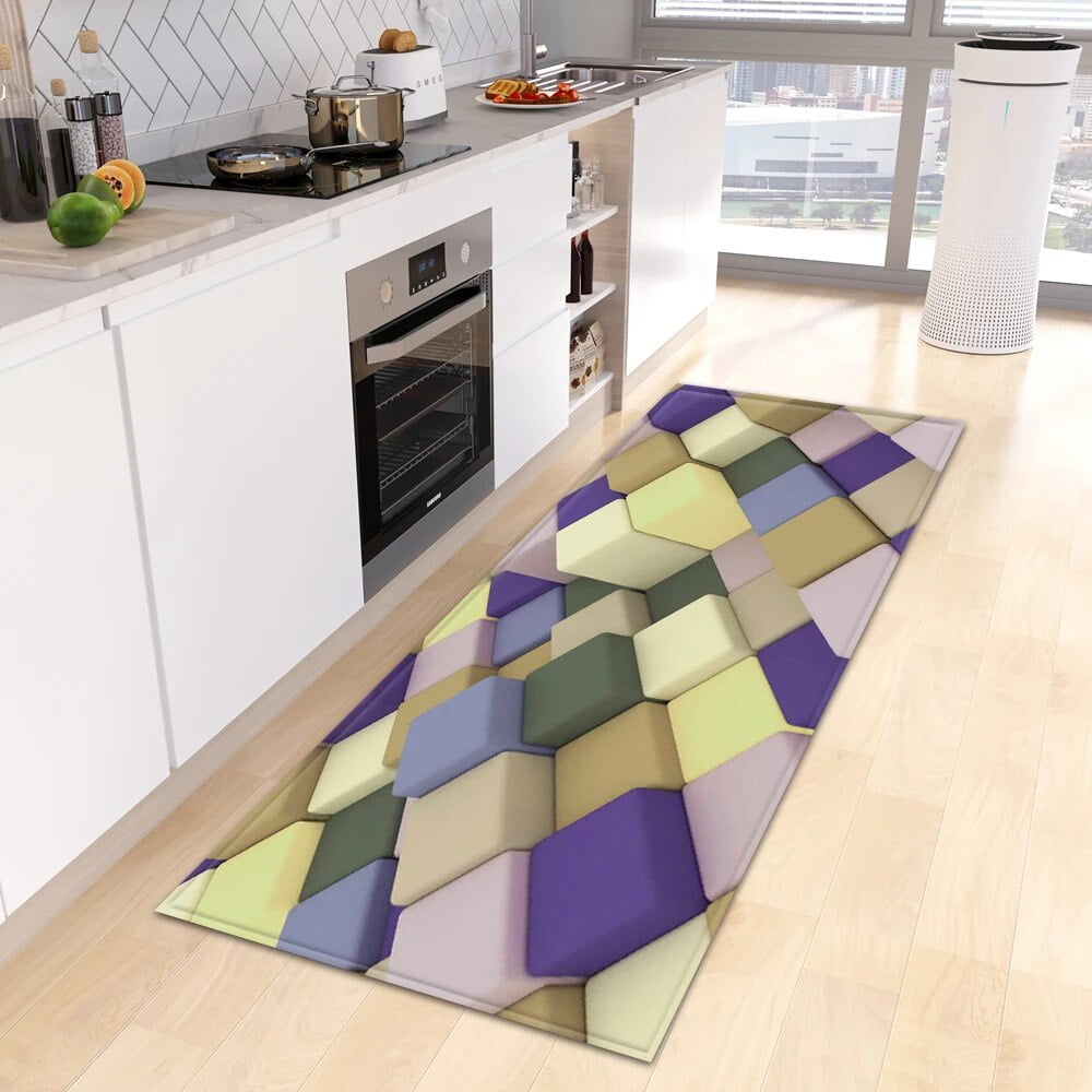 Modern Kitchen Mat Home Hallway Entrance Doormat Living Room Bedroom r ...