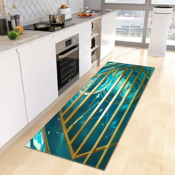 Modern Kitchen Mat House Entrance Doormat Home Living Room Bedroom ...