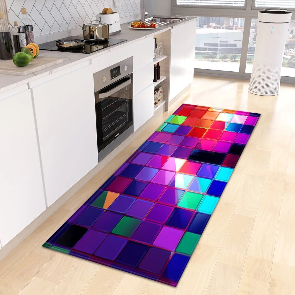 Modern Kitchen Rug Non-Slip Foot Mat House Hallway Floor Bathroom ...