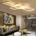 Modern LED Ceiling Light 95W Dimmable Ceiling Light Fixture with Remote ...