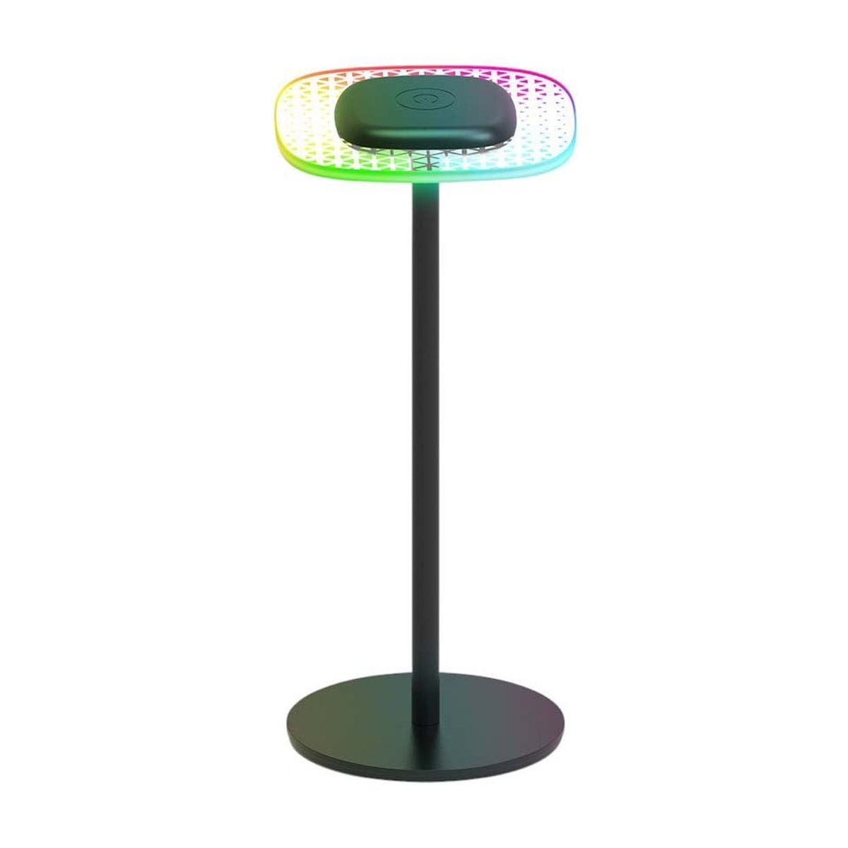 Modern LED Desk Lamp, Dimmable RGB Bedside Lamp, USB C Charging Ports ...
