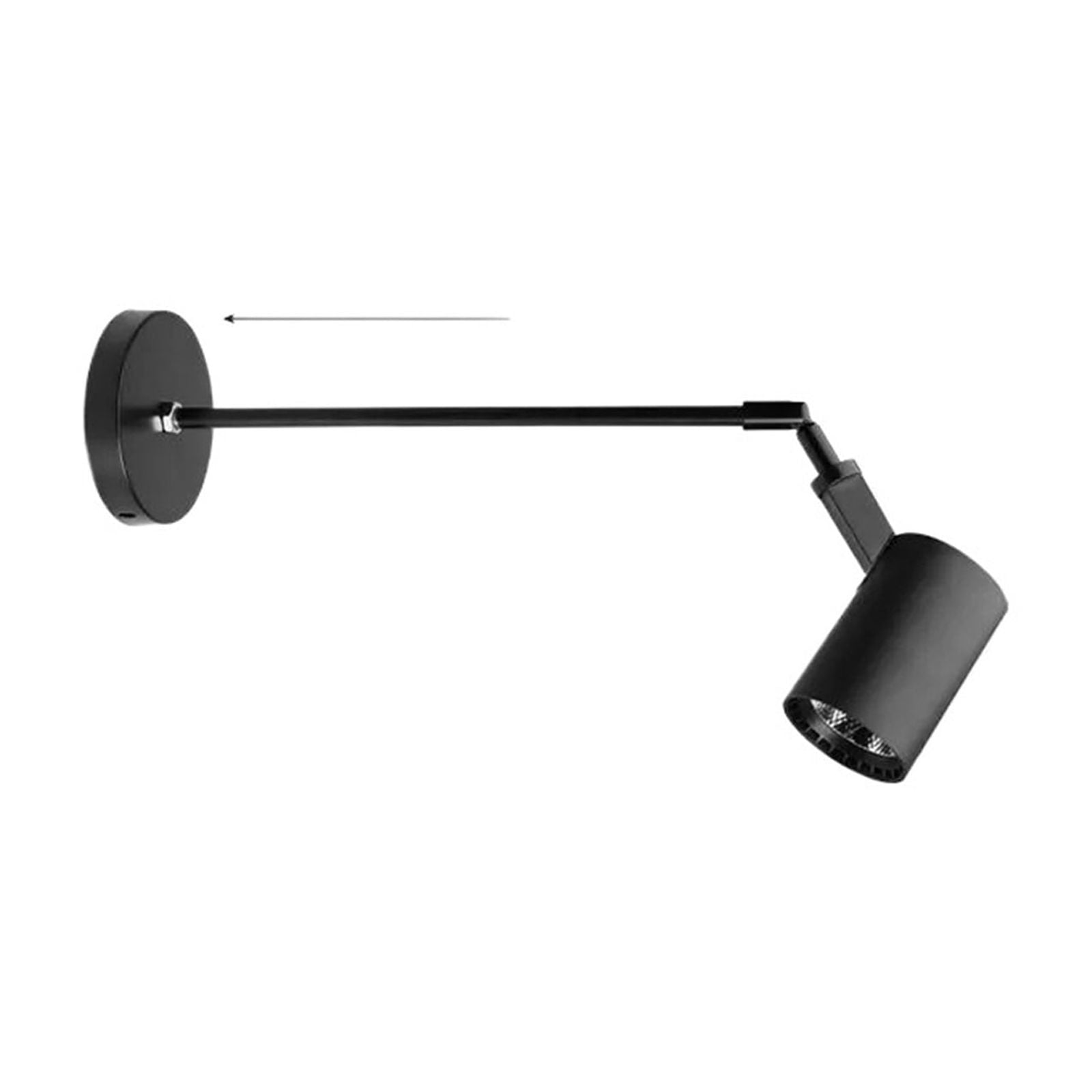 Modern LED Extendable Telescopic Wall Lamps Aluminium Sconces White ...