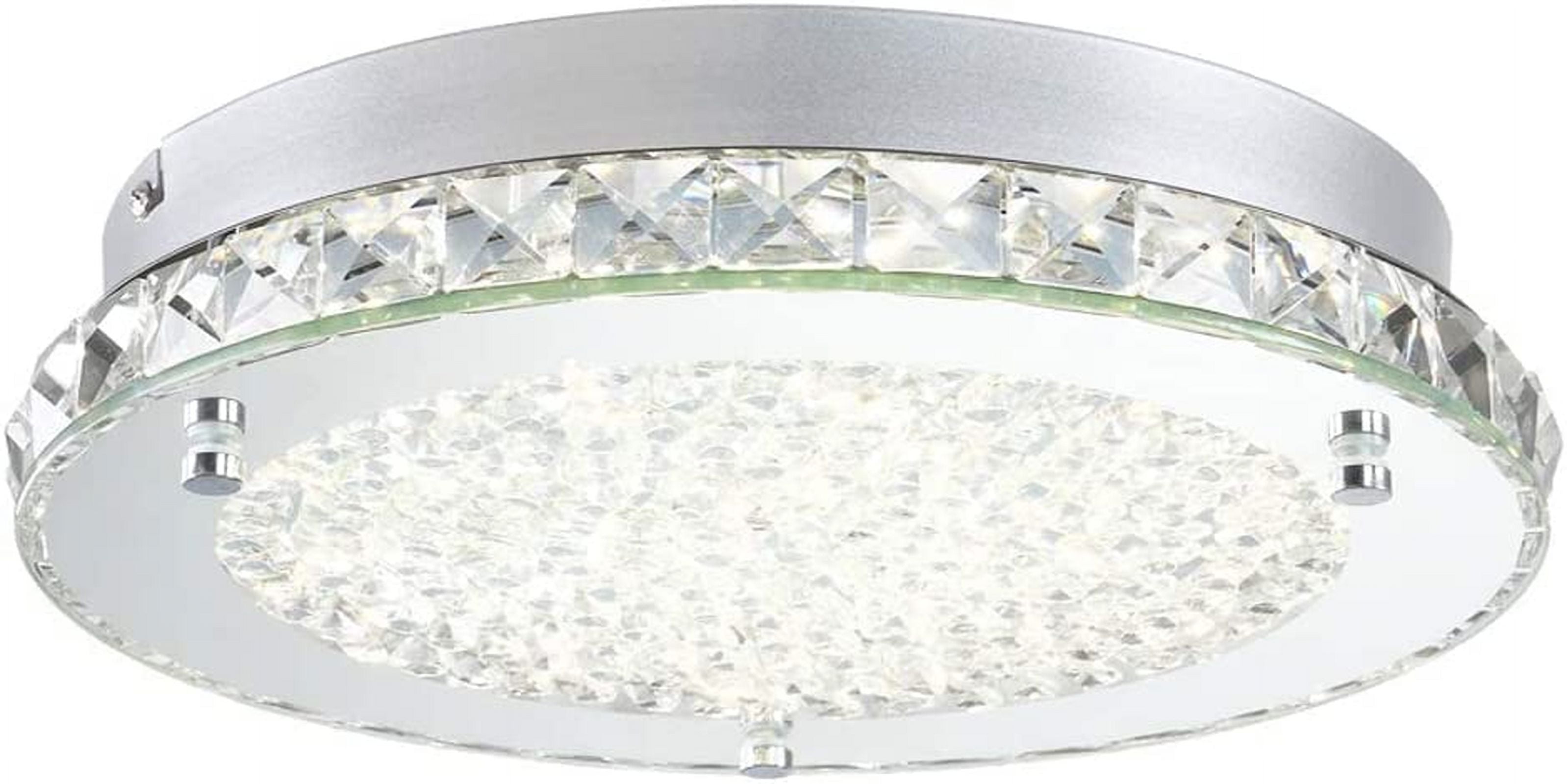 Modern LED Flush Mount Ceiling Light 11.8 Inches 4000K Minimalist Round ...