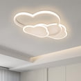 Modern LED Flush Mount Ceiling Light, Cloud Shape LED Close to Ceiling ...