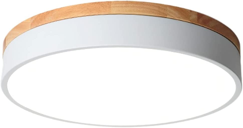 Modern LED Flush Mount Lighting Fixture, Dimmable Close to Ceiling ...