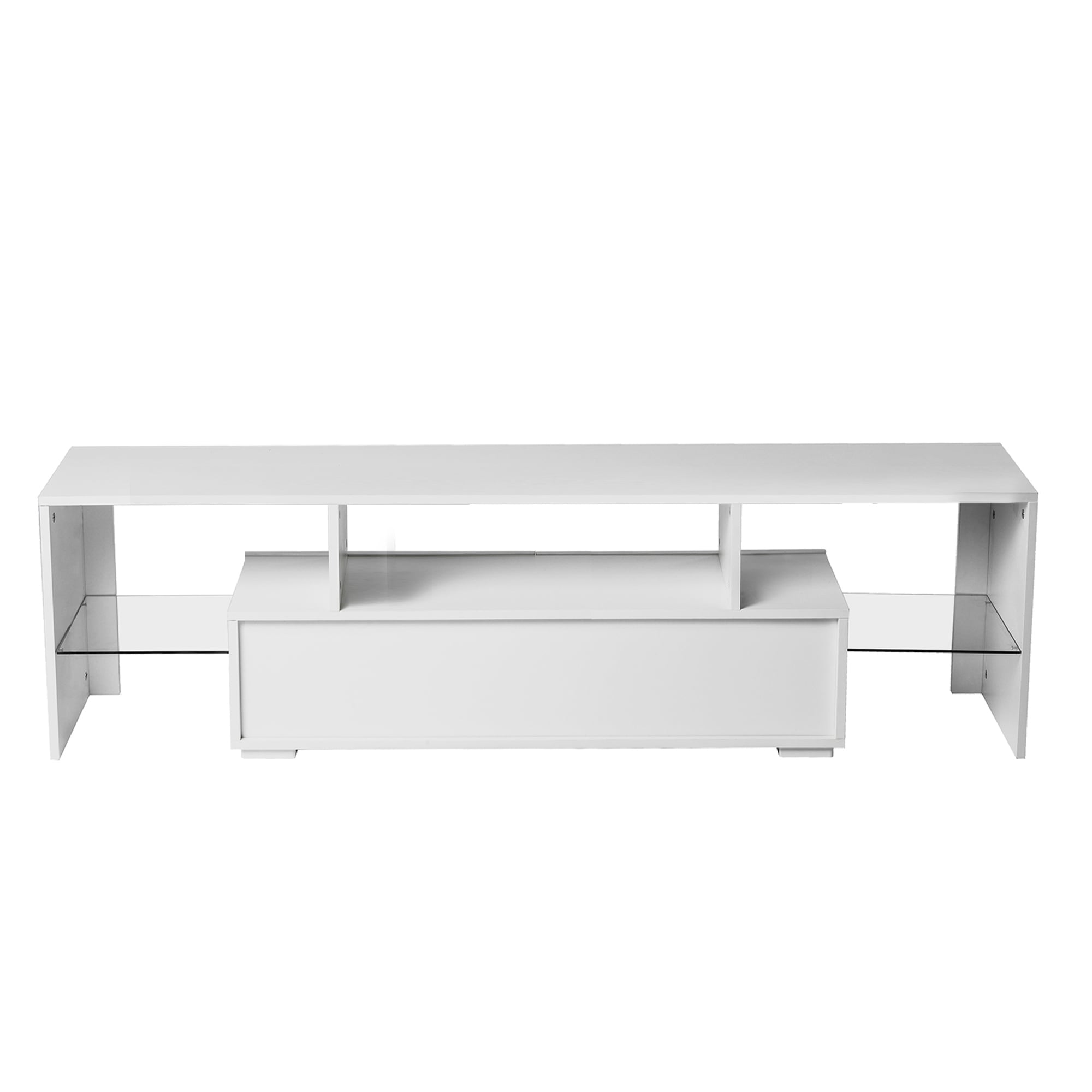 Modern LED TV Stand Entertainment Center for TVs up to 65", Media ...