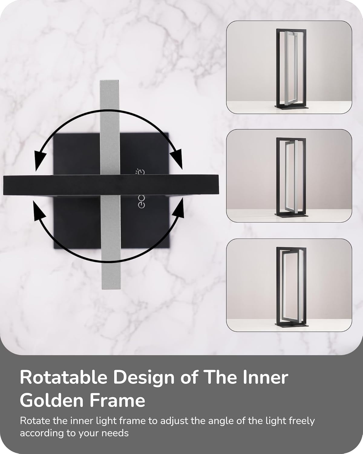 Modern LED Table Lamp, 750LM Dimmable, 3 Color Temperature, Adjustable ...