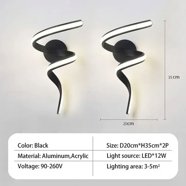 LED Wall Sconce Mini Hardwired, Modern Wall Lamp, Up Down Wall Mount ...