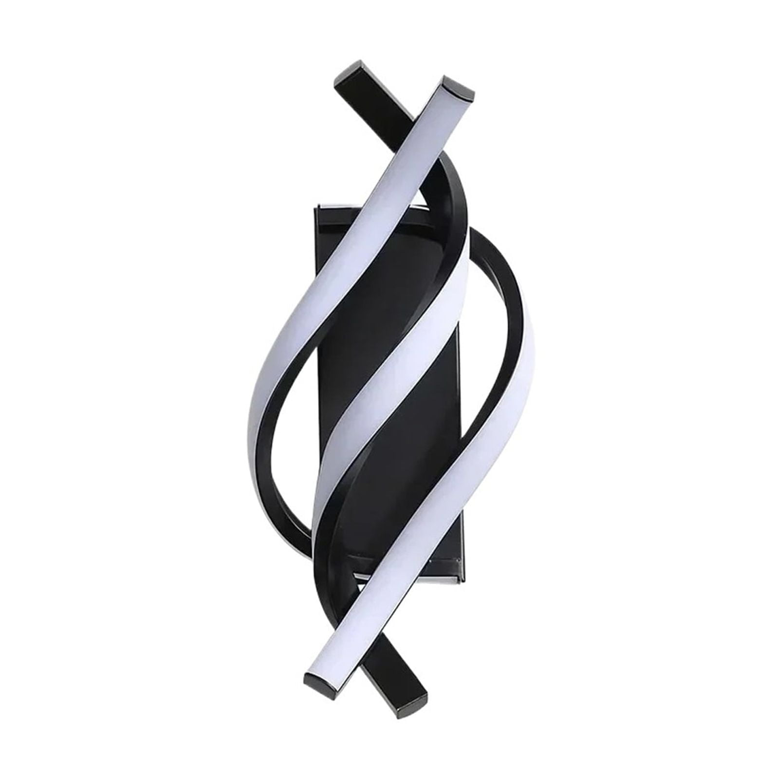 Modern LED Wall Light Curved Design Spiral Wall Lamp For Living Room ...