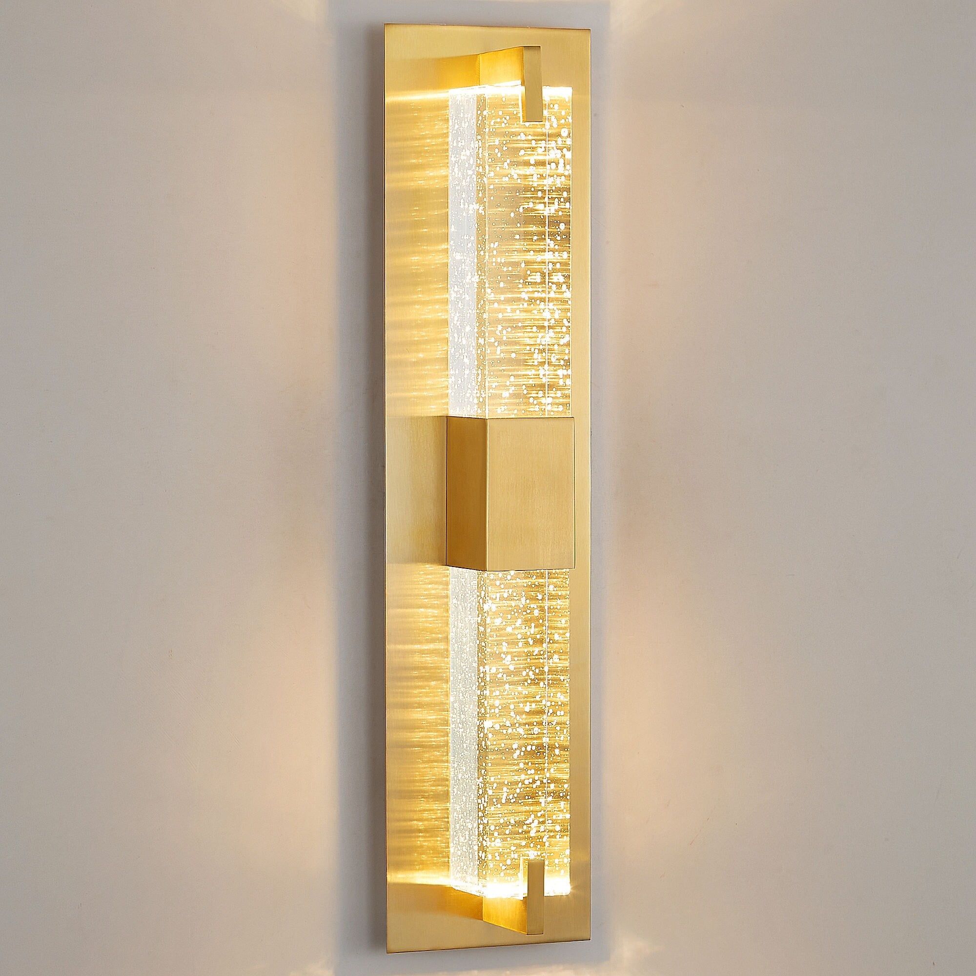 Modern LED Wall Sconce 10W Bubble Crystal Sconces Dimmable Wall ...