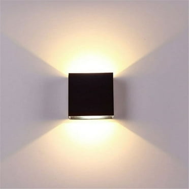LED Wall Sconce Mini Hardwired, Modern Wall Lamp, Up Down Wall Mount ...