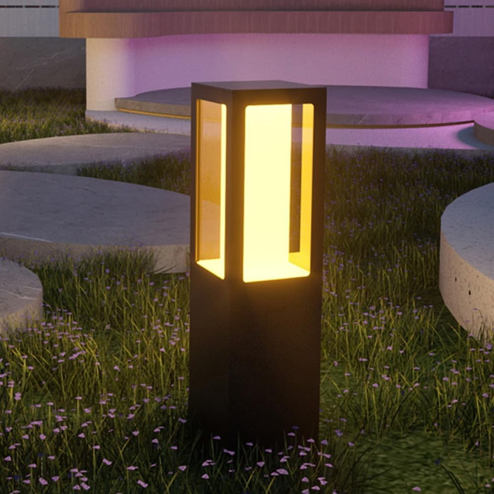 Modern Landscape Path Light Outdoor LED Bollard Light Fixture Aluminum ...