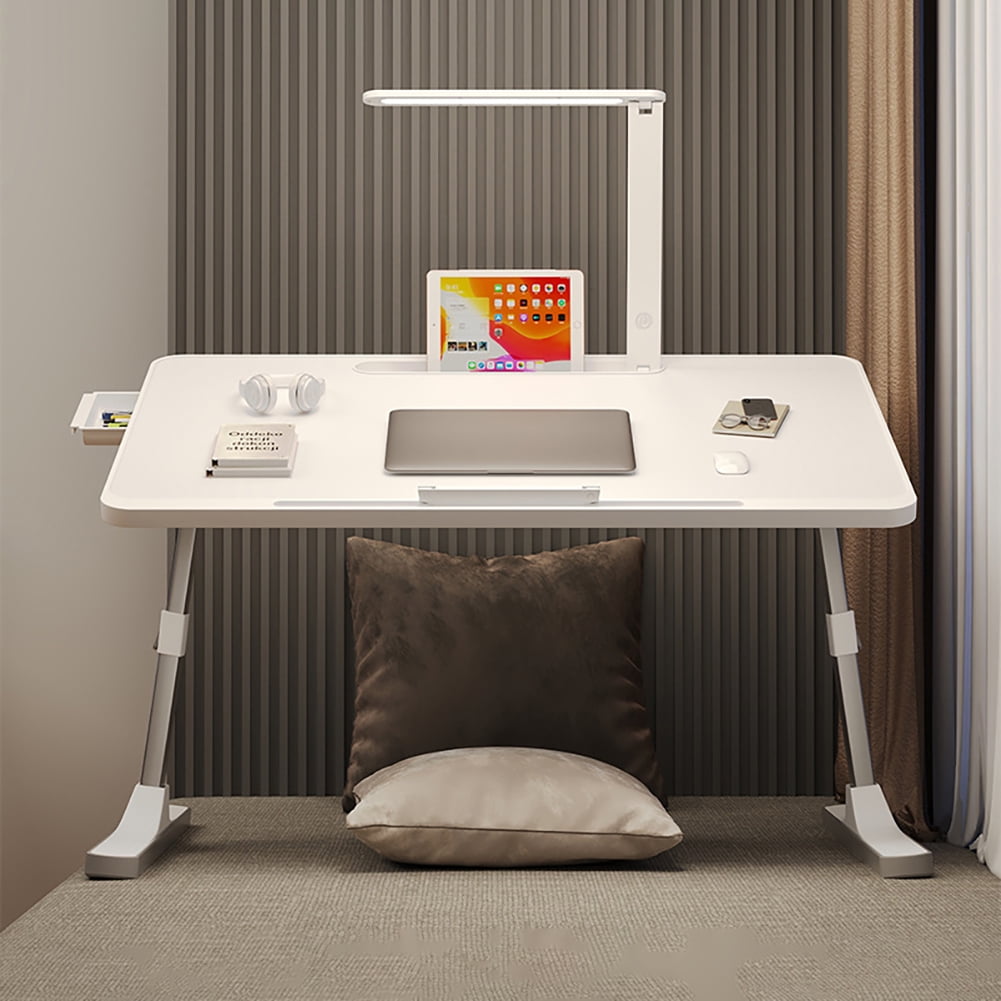 Modern Laptop Desk for Bed with LED Lamp, 3 Levels Brightness 5 ...
