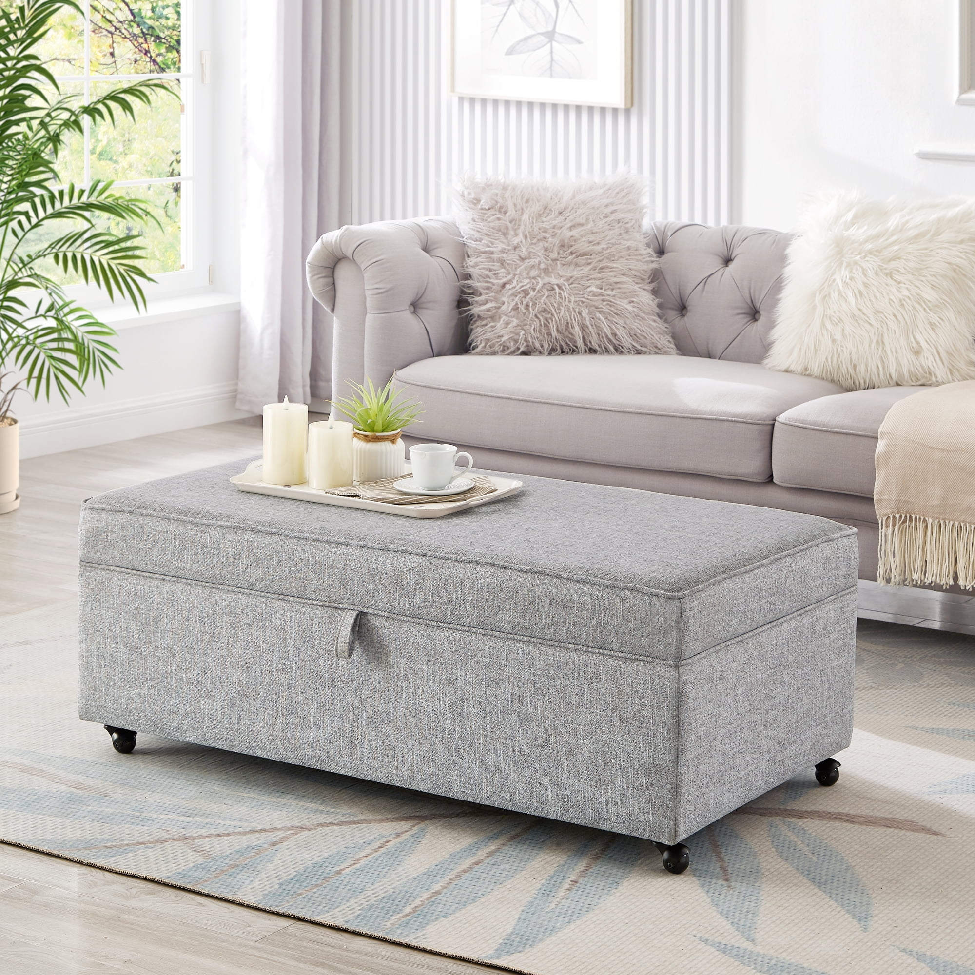 Modern Large Comfort Sofa Ottoman with Storage, Modular Sectional ...