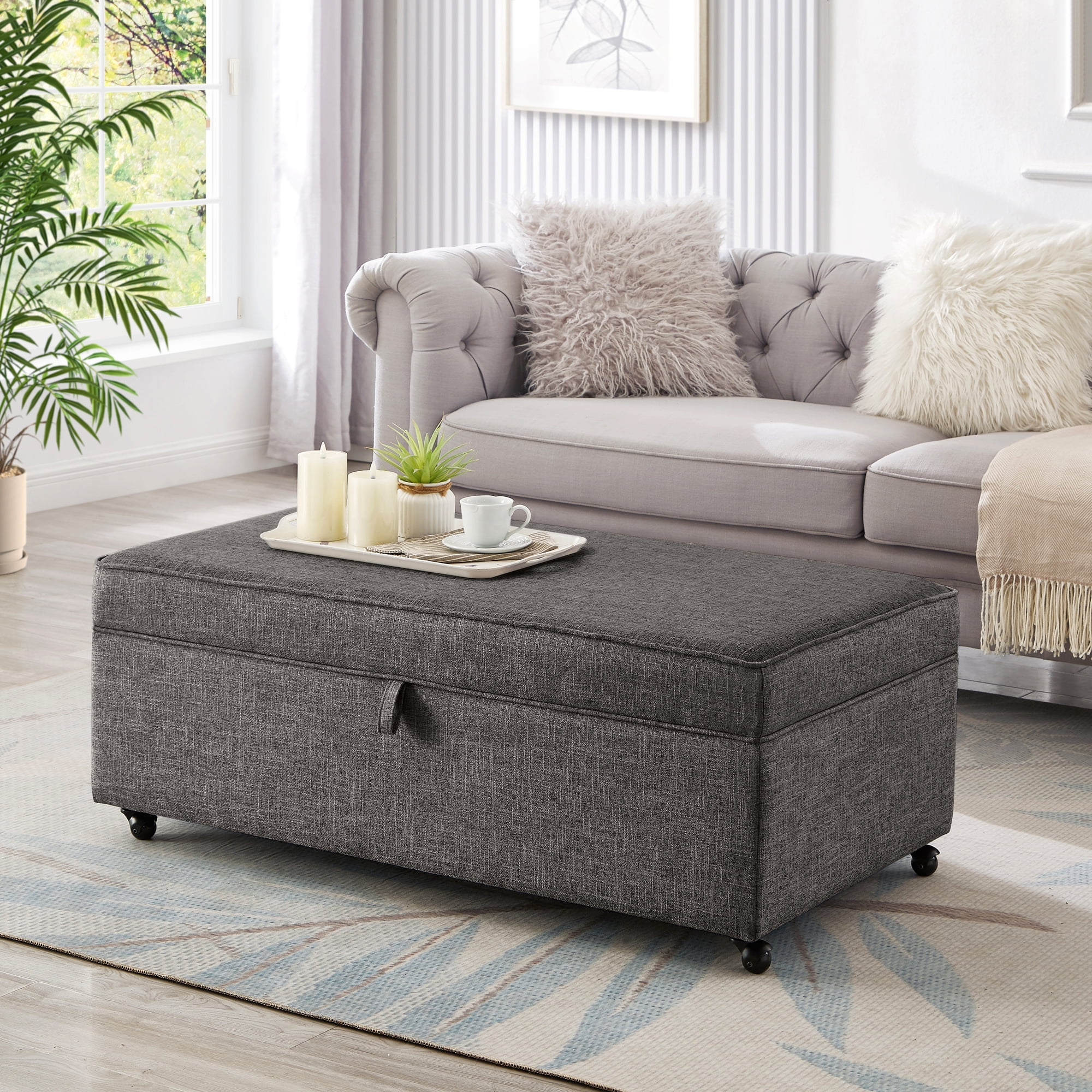 Modern Large Comfort Sofa Ottoman with Storage, Modular Sectional ...