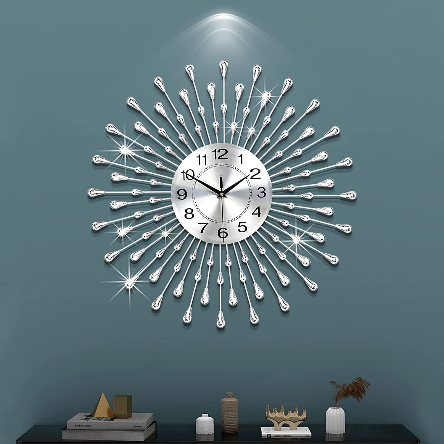 Modern Large Wall Clocks for Living Room Decor Big Silent Wall Clocks ...