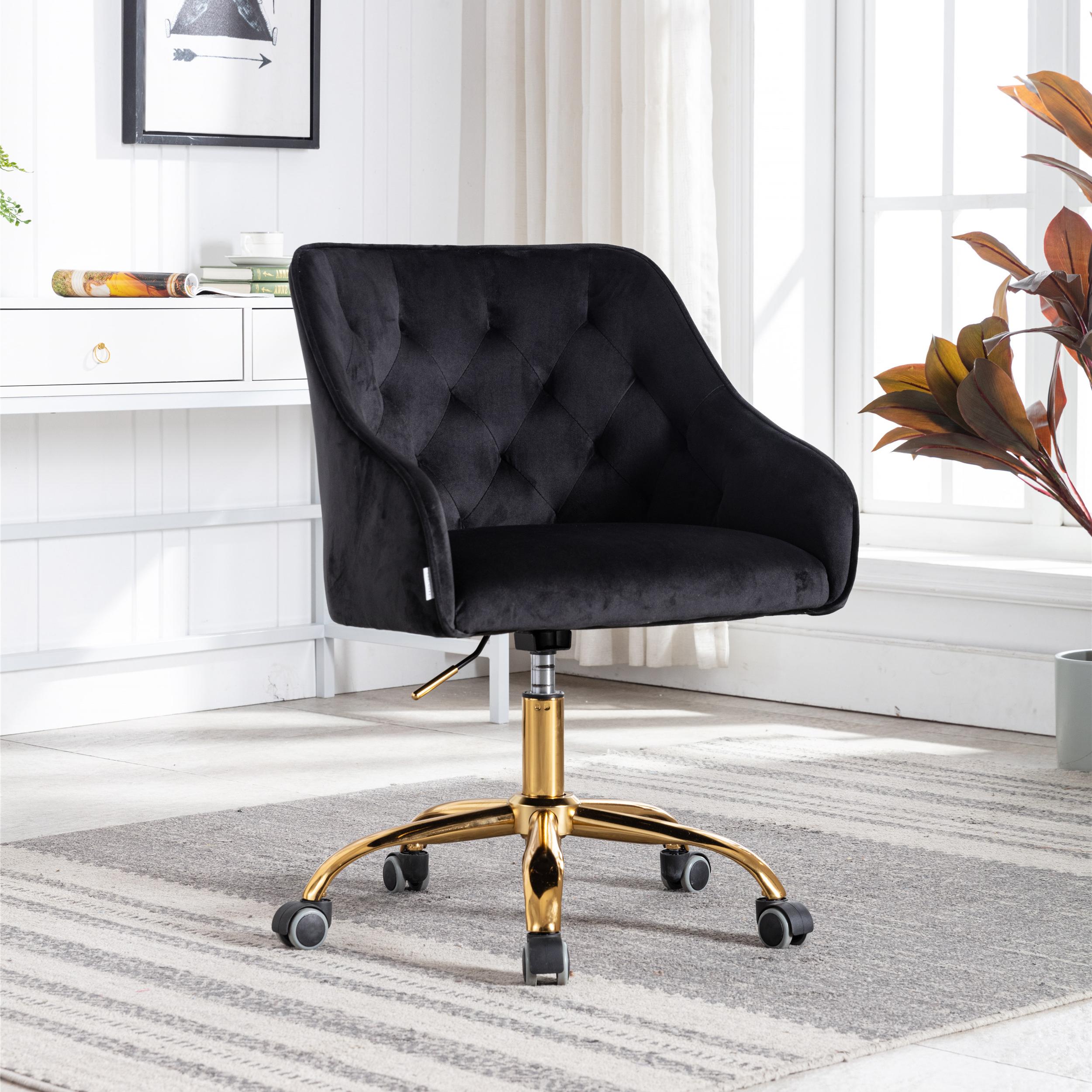 Modern Leisure Arm Adjustable Chair with Gold Base for Living Room/Bed ...