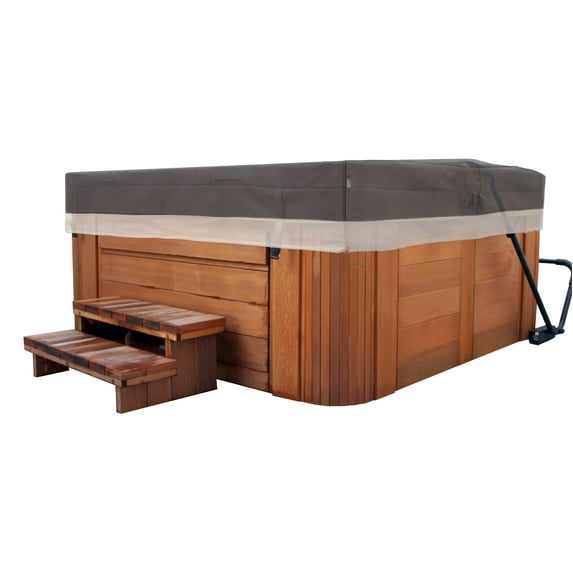 Modern Leisure Renaissance Hot Tub Cover, 96" Square x 14"H, Gray ...