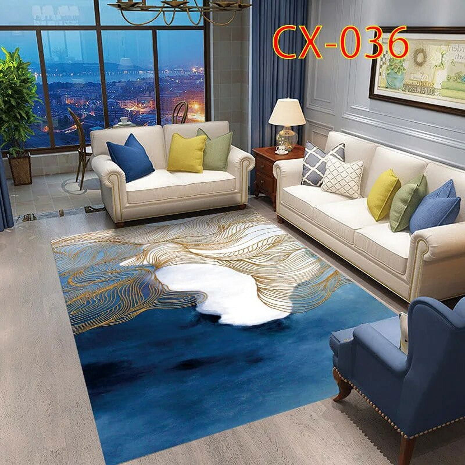 Modern Light Bedroom Decor Carpets Simple Living Room Large Area Carpet ...