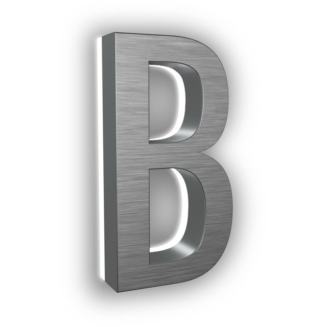 Modern Lights Ll5b Lumaletters 5" Tall Backlit Led Address Letter ...