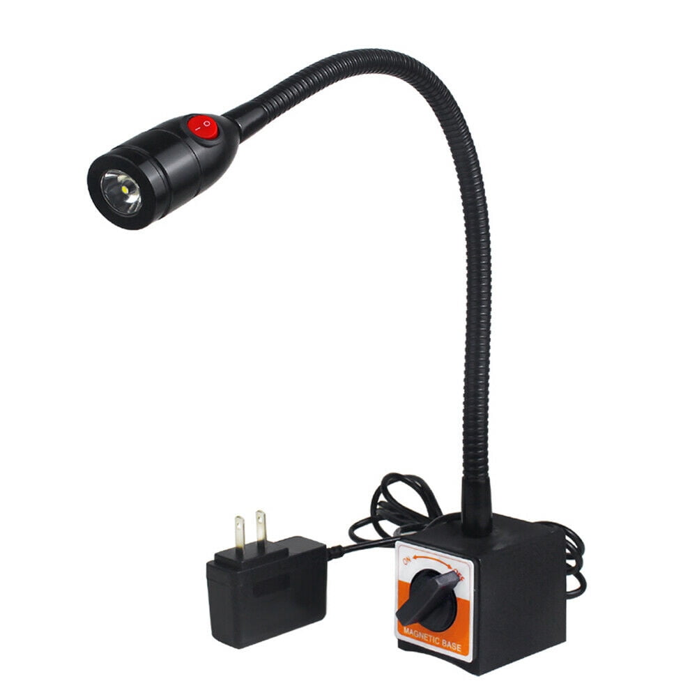 Modern Linear LED Work Light Adjustable Lathe Lamp Black - Walmart.com