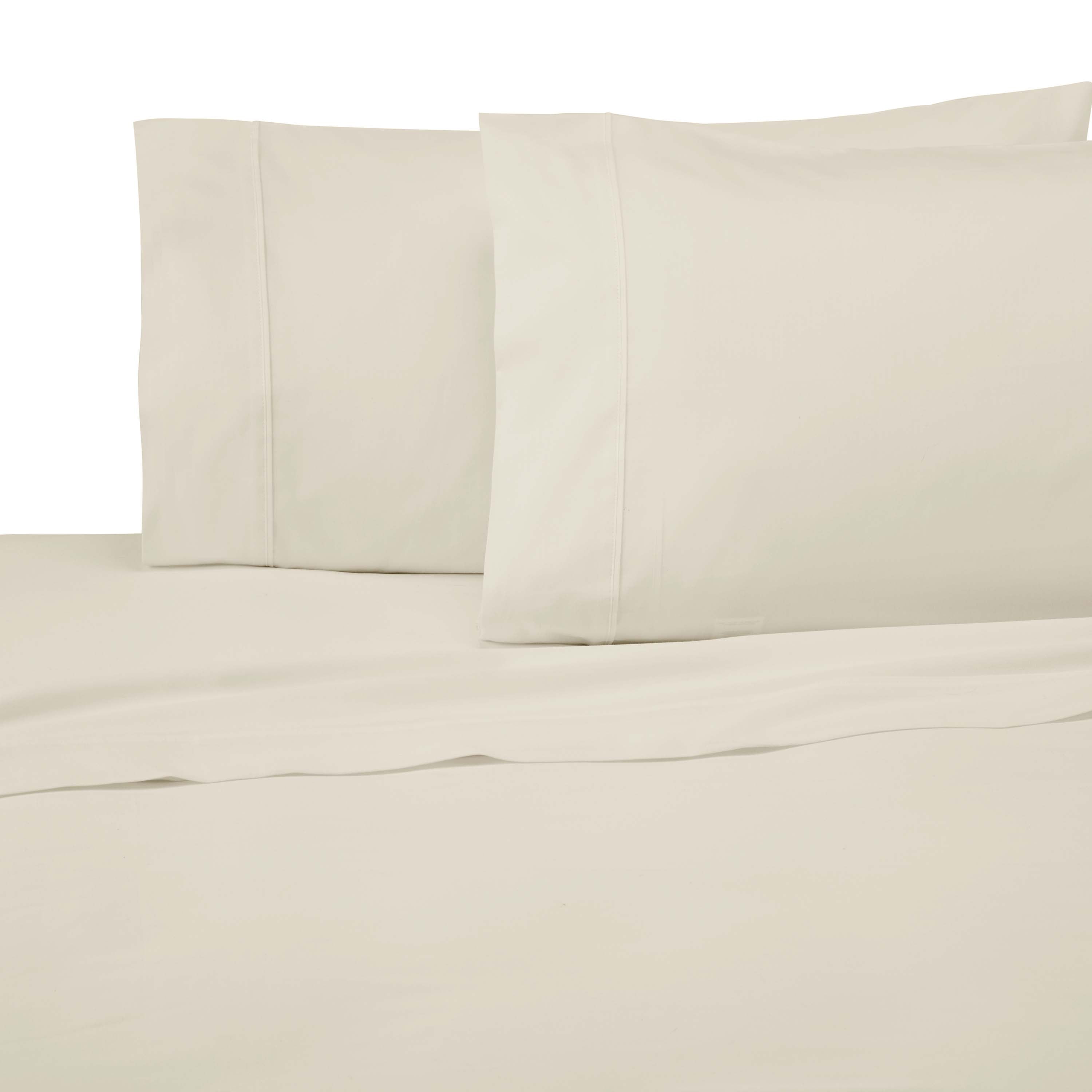 Modern Living Solid Color 300 Thread Count Full Cream Sheet Set ...